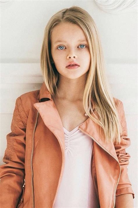 Evelina Voznesenskaya a Russian child model Ada Beauté Belles