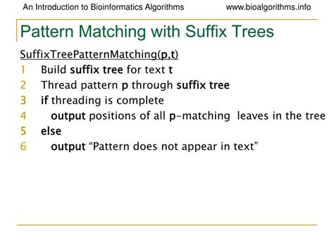 Ppt Combinatorial Pattern Matching Powerpoint Presentation Free Download Id 3305729