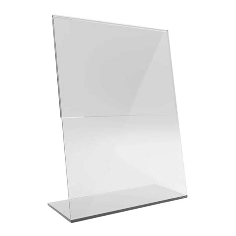 Display Acrílico Mesa Em L Go Office A4 Vertical Recom Papelaria