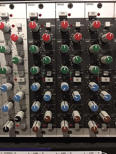 Solid State Logic XR Equalizers Reverb