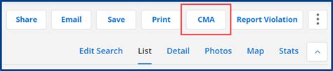 flexmls how to create a statistical cma crmls knowledgebase