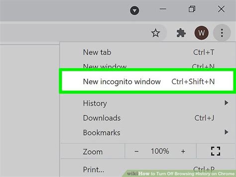 Ways To Turn Off Browsing History On Chrome WikiHow