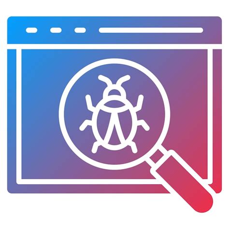 premium vector debug icon vector image can be used for computer science