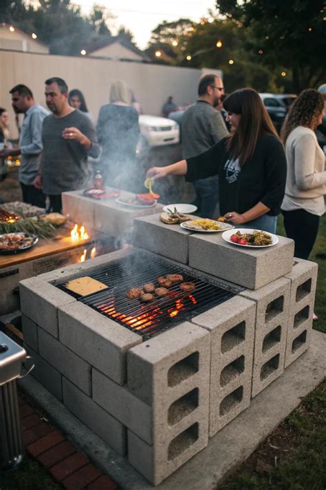 7 Creative Cinder Block Grill Ideas Gardeneco