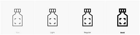 Cava Icon Thin Light Regular And Bold Style Vector Image