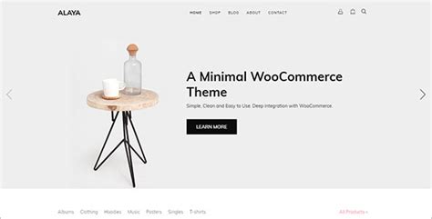 21 Minimalist Woo Commerce Themes Download Creativetemplate