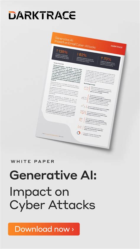 Darktrace On Linkedin Generative Ai Impact On Email Cyber Attacks Data Sheet Darktrace…