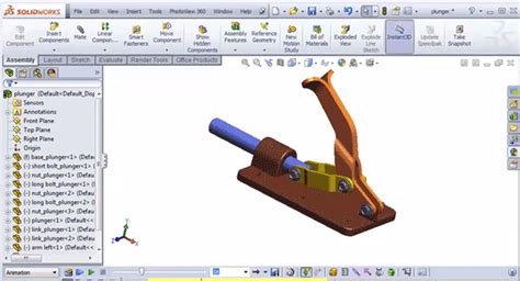 SolidWorks Motion Study Tutorial EngineeringClicks