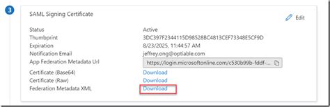 How To Update The SAML Certificate In Office For Single Sign On With NetDocuments Optiable
