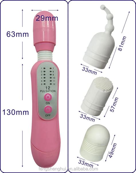 Tokyo Hot Japan Massage Sex Av Massager 12 Functions Vibrating Sex Product 3 Heads 12 Pulsation