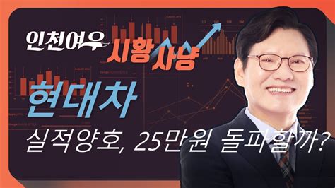 현대차 양호한 1분기 실적 25만원대 돌파 가능할까 Youtube