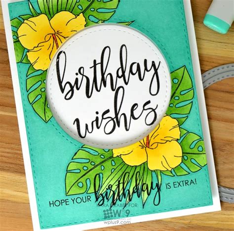 Stamp Away With Me Tropical Birthday Card Making Birthday Birthday