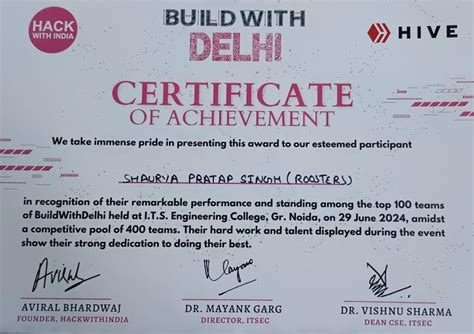 Shaurya Pratap Singh On Linkedin Hackathon Learningjourney