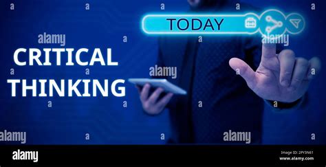 Inspiration Showing Sign Critical Thinking Business Idea Sequence Of