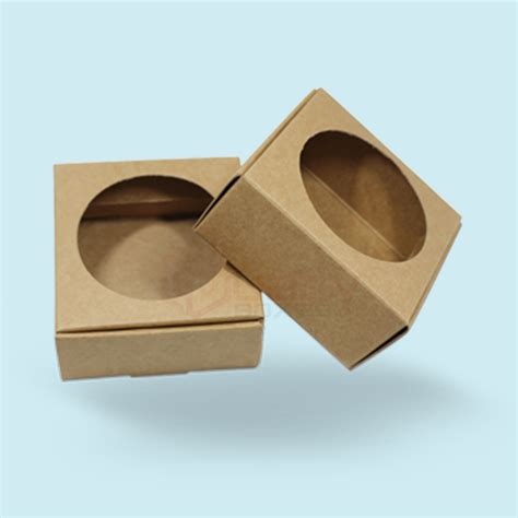 Custom Printed Kraft Window Boxes The Quality Boxes