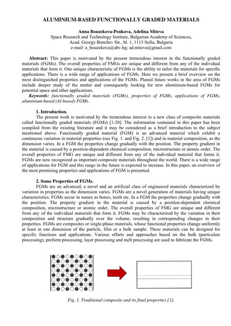 Pdf Aluminium Based Functionally Graded Materials