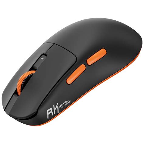 Royal Kludge Rk M30 Gaming Mouse Wireless 24ghz Bluetooth Usb Black Orange