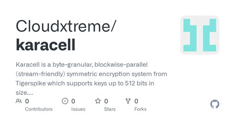 github cloudxtreme karacell karacell is a byte granular blockwise