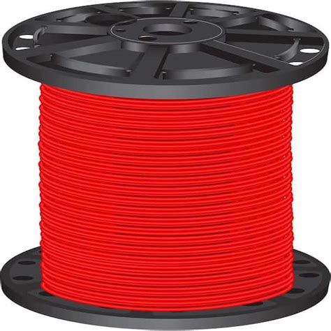 Southwire 2500 Ft 10 Red Solid Cu Thhn Wire 11597205 The Home Depot