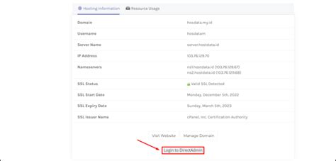 Cara Melihat Disk Usage Pada Panel Directadmin Hostdataid