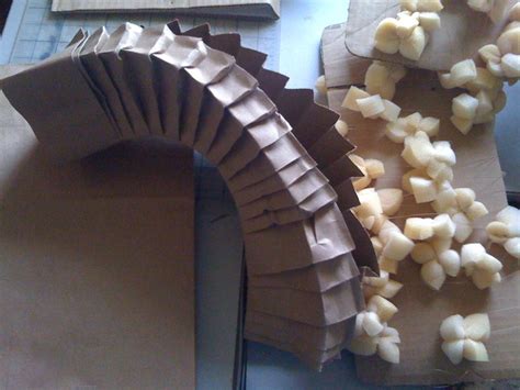 The Knife Pleat And The Foam Flower Foam Flowers Knife Pleat Foam