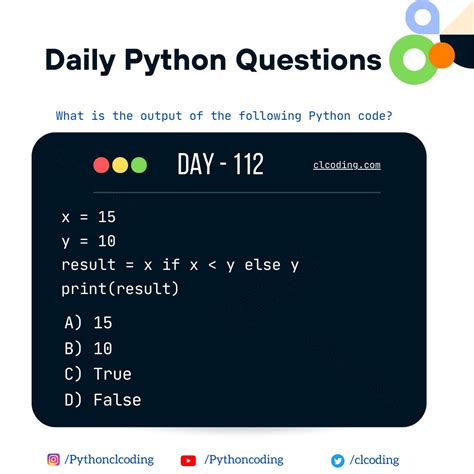 Python Coding On Linkedin Python Coding Challenge Day 112 What Is