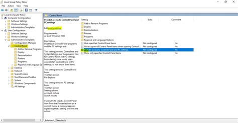 How To Enable Or Disable Control Panel And Windows 10 Settings