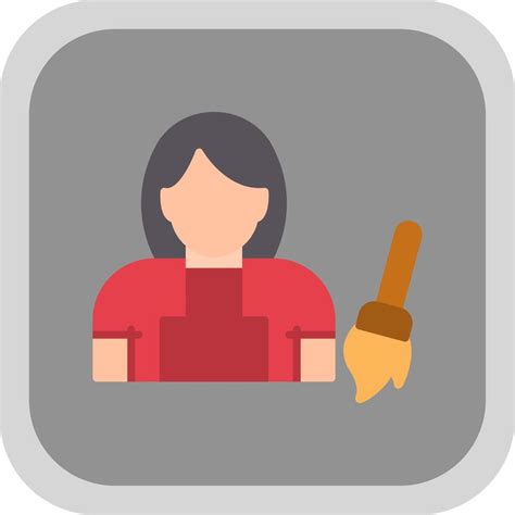 Maid Flat Round Corner Icon Design 43922519 Vector Art At Vecteezy