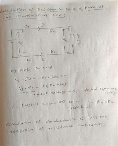 Calculate Capacitance Inductance Resistance And Conductance Of Two