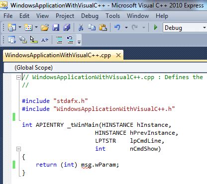 Create Basic Windows Application With Visual C Express Edition C Code Sample Tutorial And