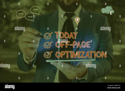 Word Writing Text Off Page Optimization Business Photo Showcasing