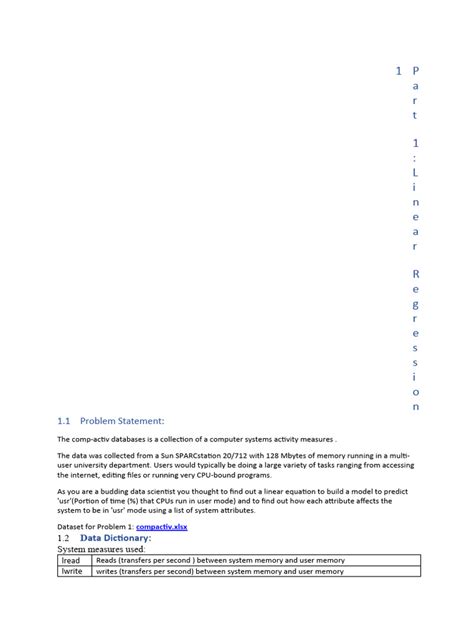 Predective Modelling Business Report Set Pdf Computing Computer Science