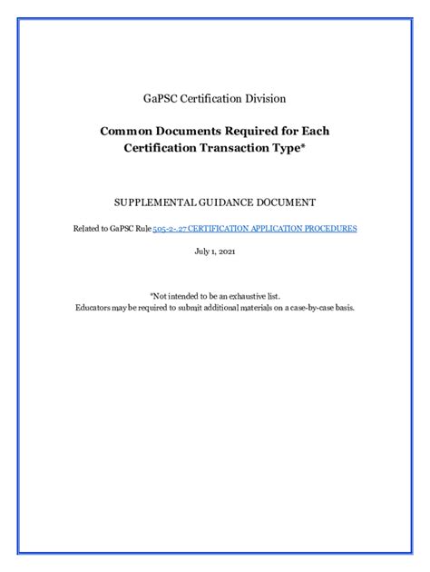 Fillable Online Gapsc Certification Division Fax Email Print Pdffiller