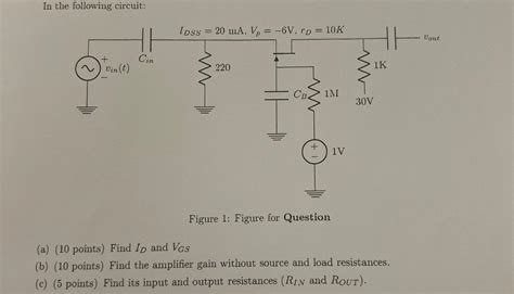 In The Following Circuit Figure 1 Figure For