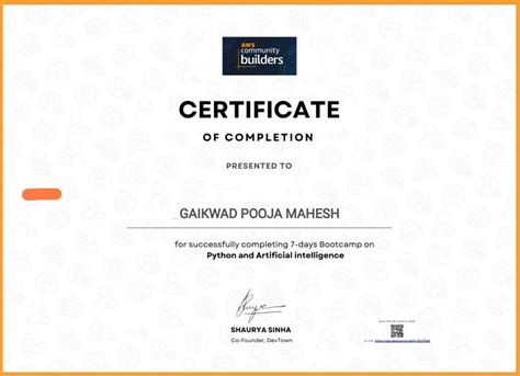 Pooja Gaikwad On Linkedin Devtown Awscommunitybuilder