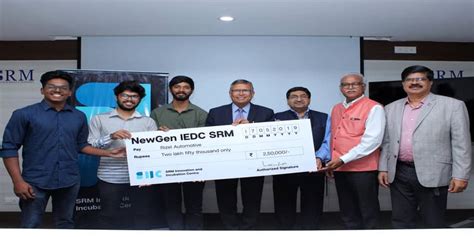 Srm Innovation And Incubation Center Grants 25 Lakh Start Up Seed For 4 Teams