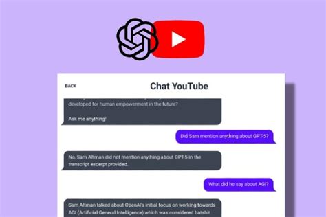 how to transcribe summarize and chat with youtube videos using chatgpt