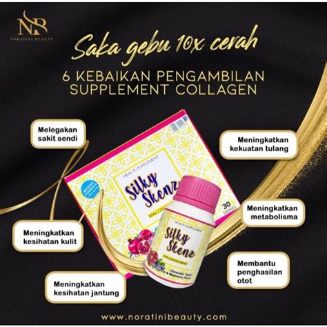 Silky Skenz Health Supplement Saka Gebu Original Hq Shopee Malaysia