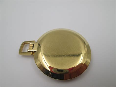 Longines Pendant Watch Gold Plated Manual Wind 1950s El Coleccionista