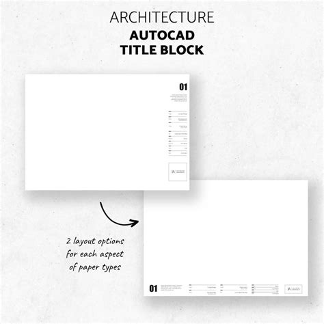 Minimalist Architect Title Block Templates Autocad Title Block Template Autocad Layout