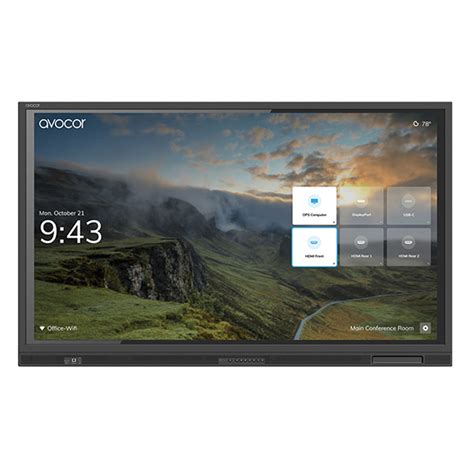 Bundle Deal Avocor E Series 75 4k Interactive Display Trolley Cart Ave 7530 Trolley Mwave