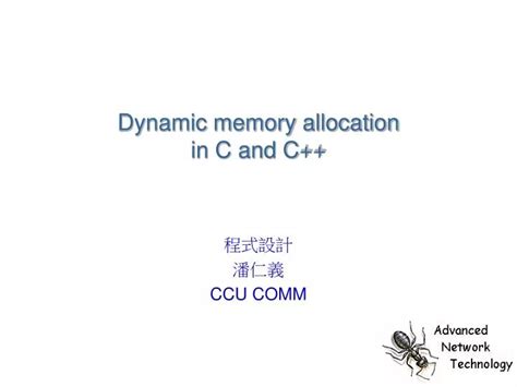 Ppt Dynamic Memory Allocation In C And C Powerpoint Presentation Free Download Id 4631504