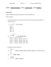 Exploring Arithmetic and Geometric Sequences: Examples and | Course Hero