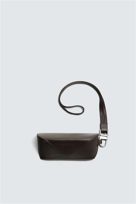 Leather Glasses Case Brown Zara United States