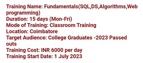 Vijayalakshmi Gm On Linkedin Training Trainercost Trainercommercials Trainingcost