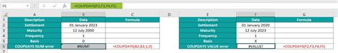 COUPDAYS Excel Function Syntax Examples How To Use