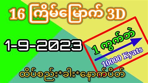 16 ကြိမ်မြောက် 3d 1 9 2023 ထိပ်စည်း ခါ နောက်ပိတ် ရှယ် 1ကွက် Youtube