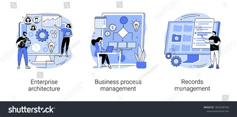 Corporate Software Abstract Concept Vector Illustration Stock Vector