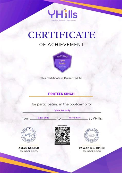 Prateek Singh Thakur On Linkedin 🔐 Expanding My Cybersecurity Expertise 💻🔐 I Recently Had The