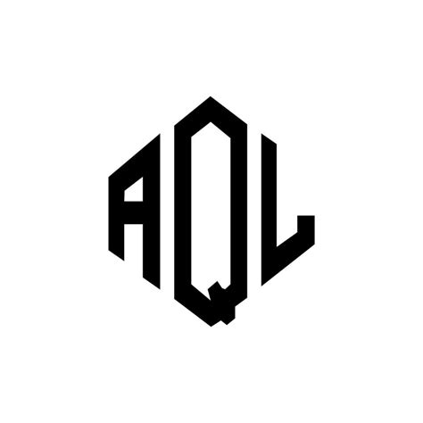 Aql Letter Logo Design With Polygon Shape Aql Polygon And Cube Shape